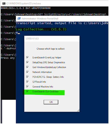 LOGS.PS1 | LOGS.PS1 & LOGS.BAT allows you to quickly collect information from a Windows 10 ...